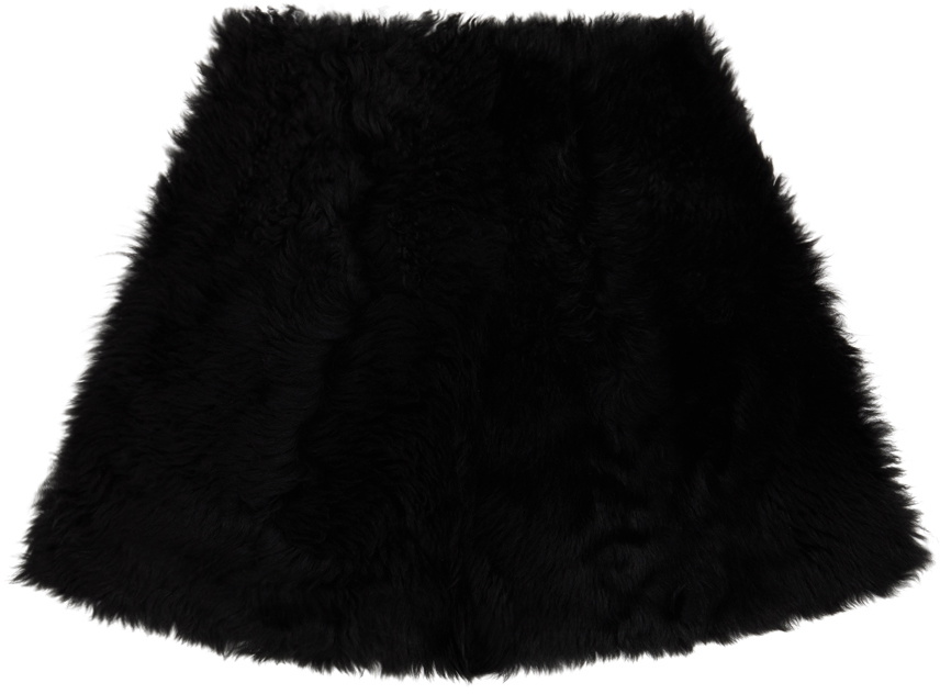 SAPIO Black Nº 61 Leather Scarf SAPIO