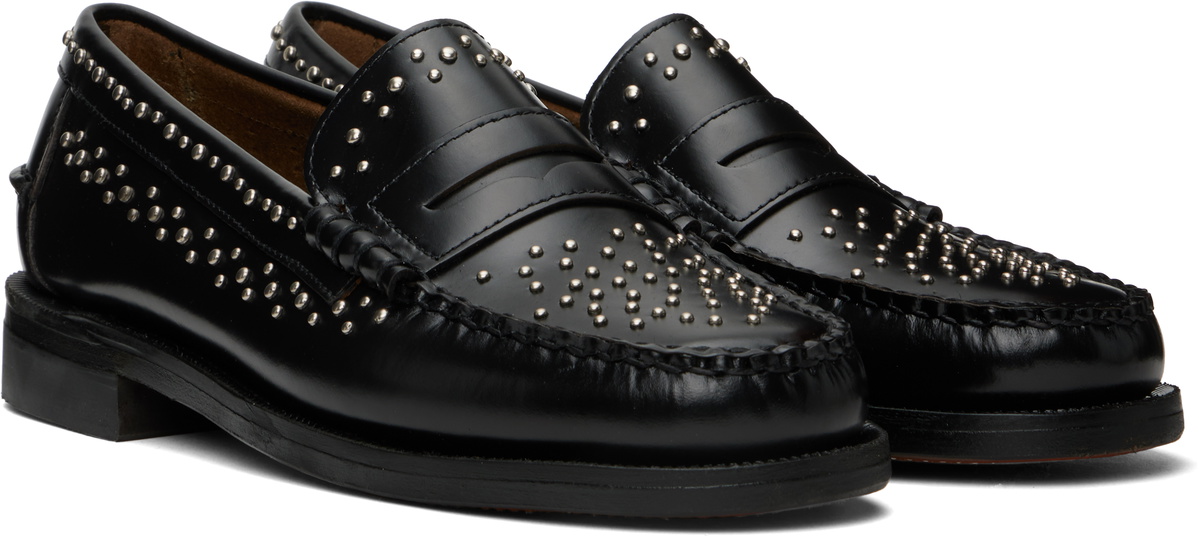 Sebago Black Dan Studs Loafers Sebago