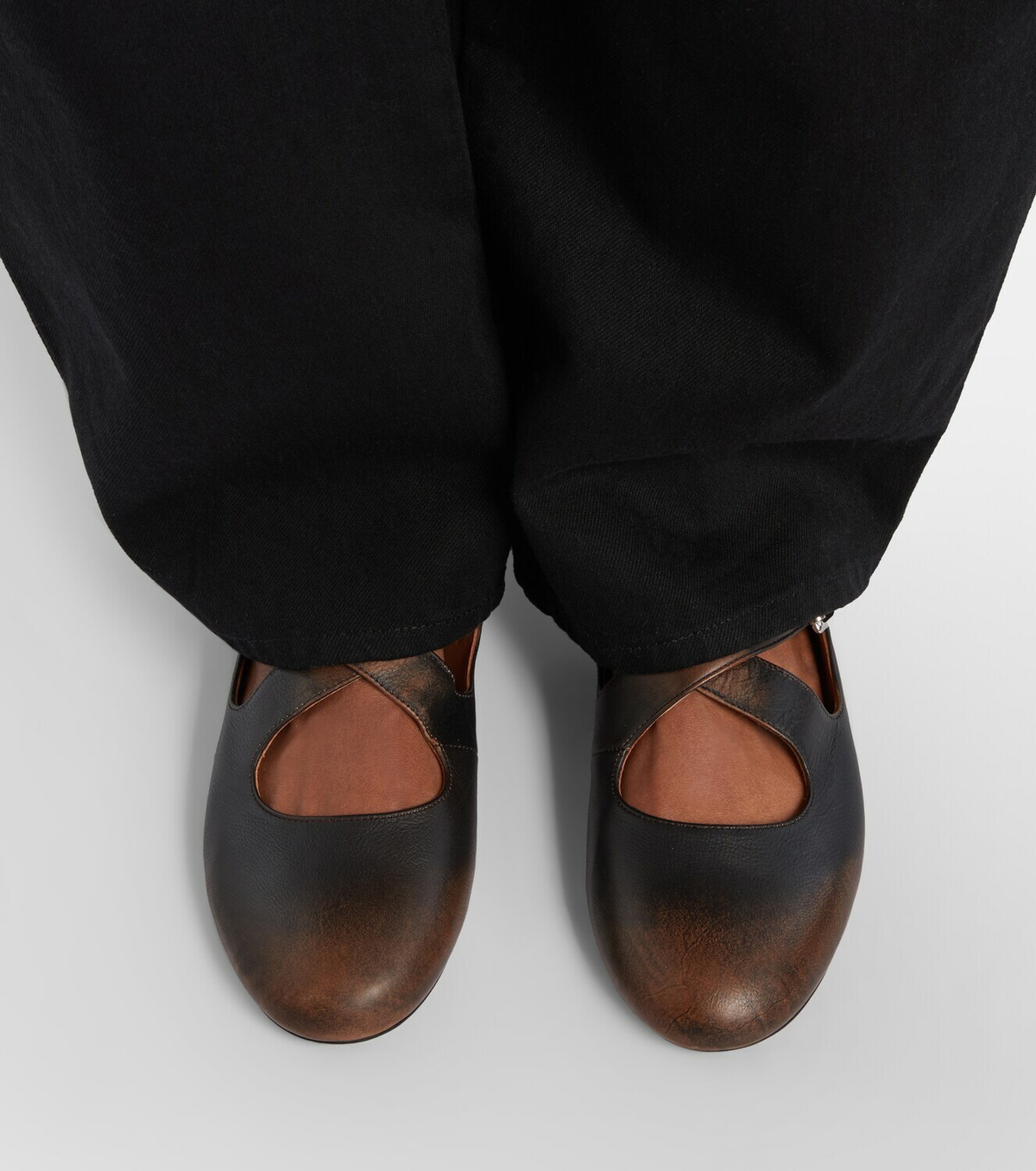 Alaïa Leather ballet flats ALAÏA