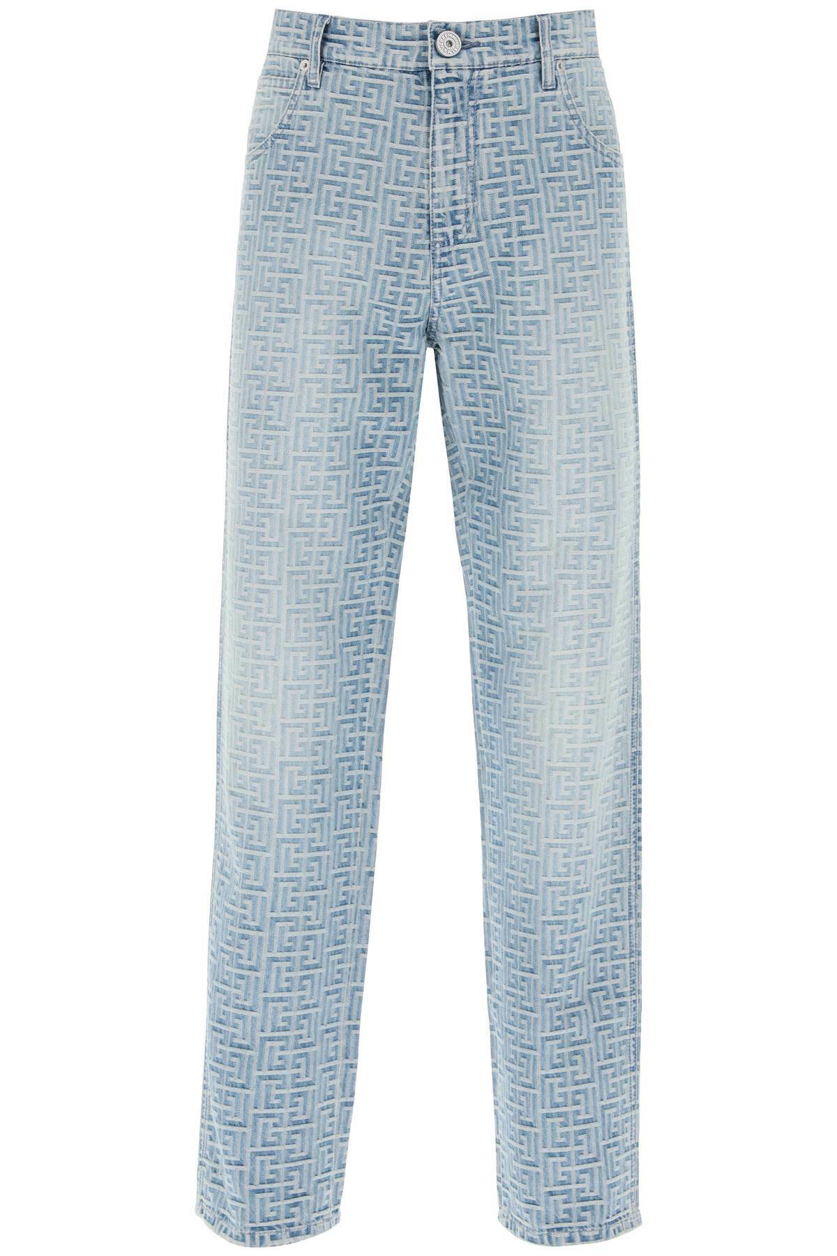 Balmain Straight Monogram Jeans Balmain