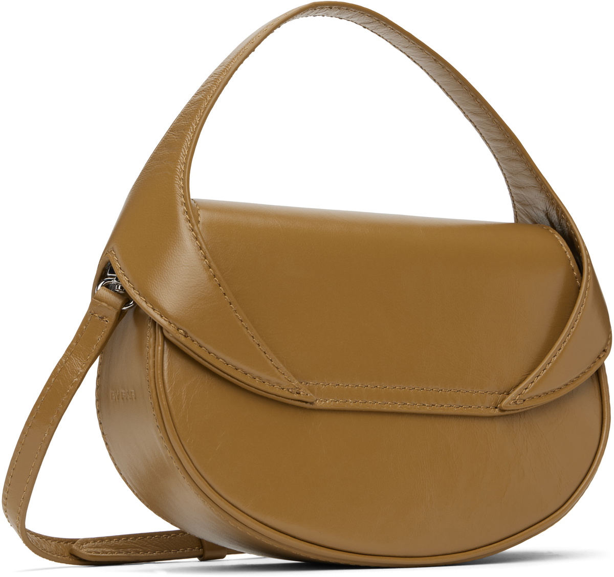 BY FAR Brown Hari Creased Leather Bag By Far