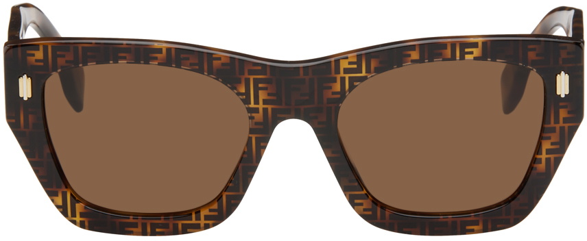 Fendi Brown Fendi Roma Sunglasses Fendi