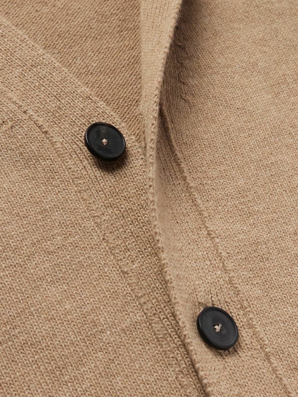 Mr P. - High Break Wool Cardigan - Neutrals Mr P.