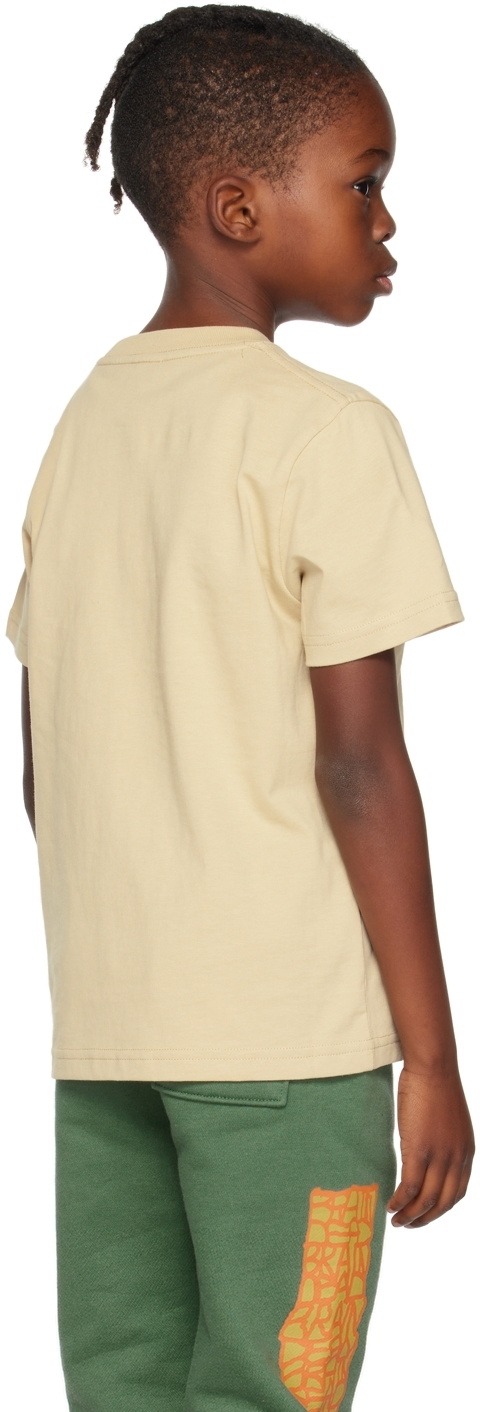 Brain Dead Kids Tan Split Planes T-Shirt Brain Dead