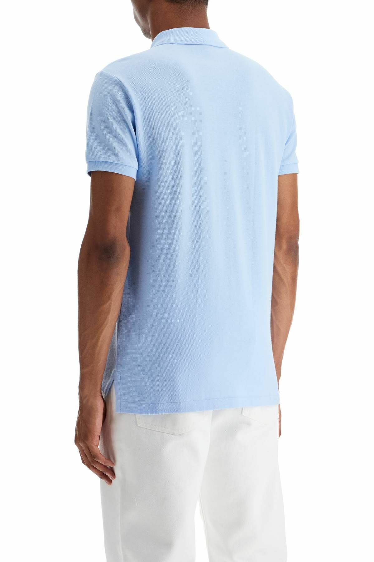 POLO RALPH LAUREN slim fit short sleeve polo shirt Light blue Polo ...