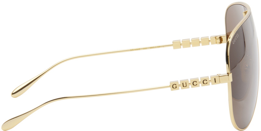 Gucci Gold Mask Sunglasses Gucci