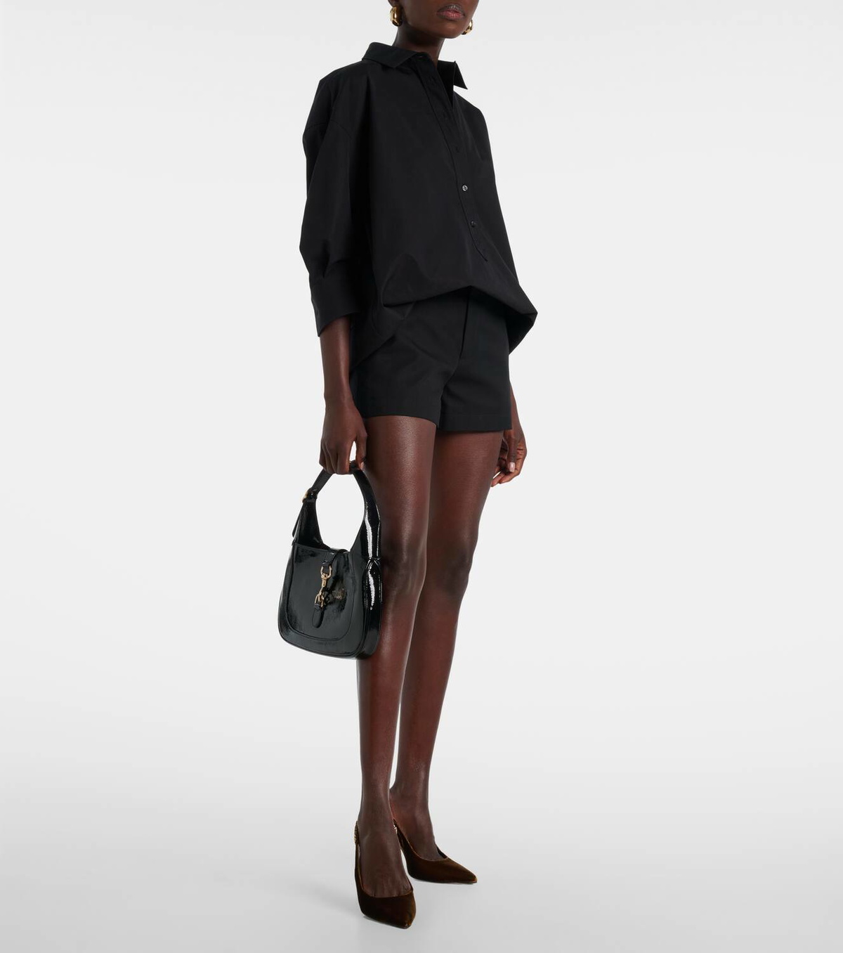Gucci Signoria velvet slingback pumps Gucci