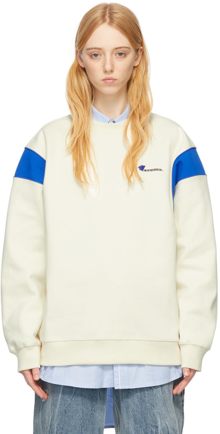 ADER error White Cotton Sweatshirt ADER error