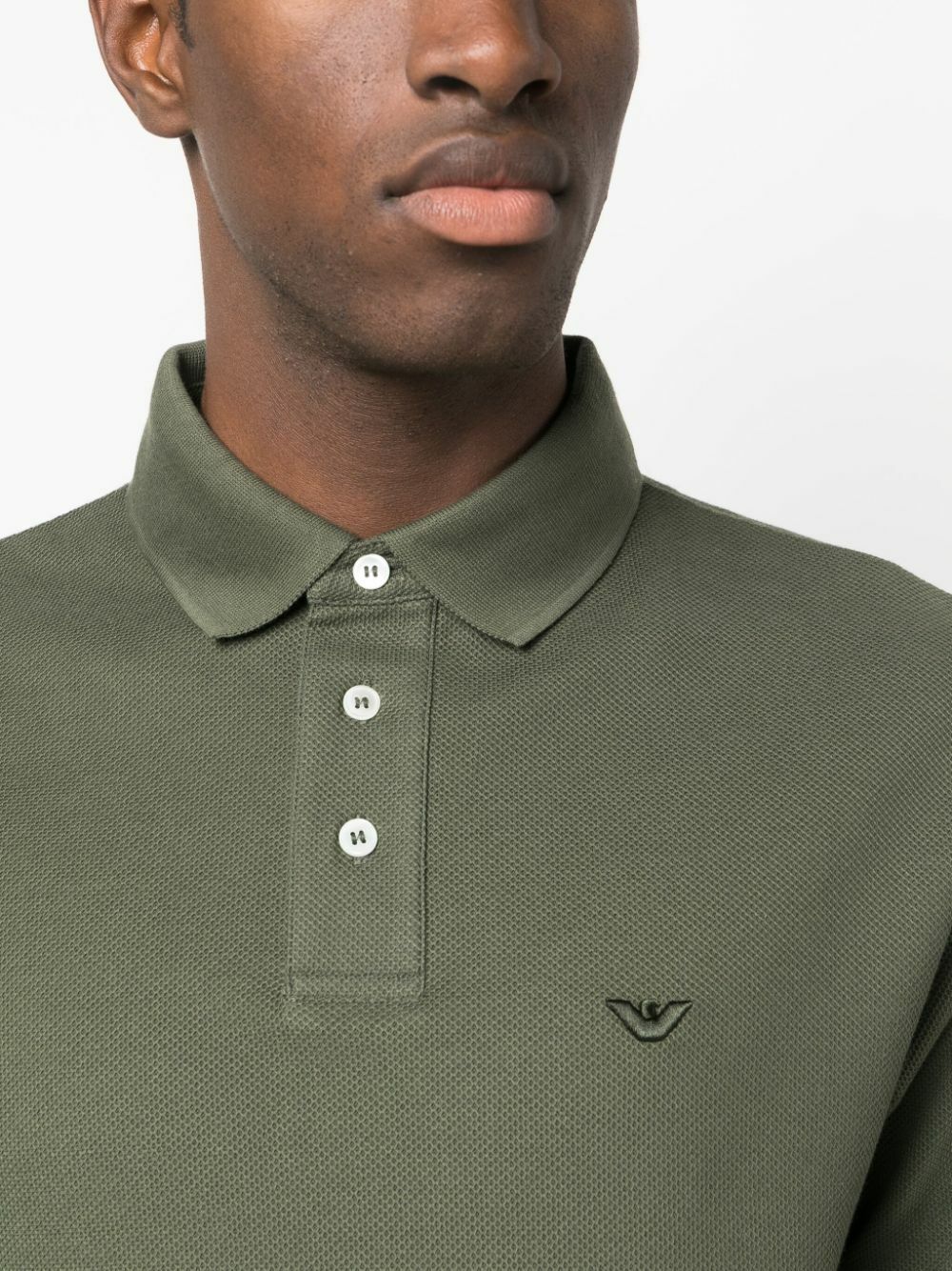 EMPORIO ARMANI - Logo Cotton Polo Shirt Emporio Armani