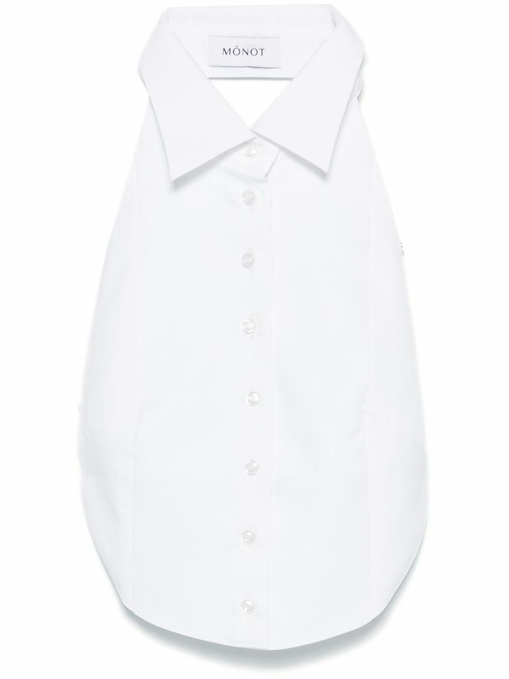 Mônot White Cropped Top Monot