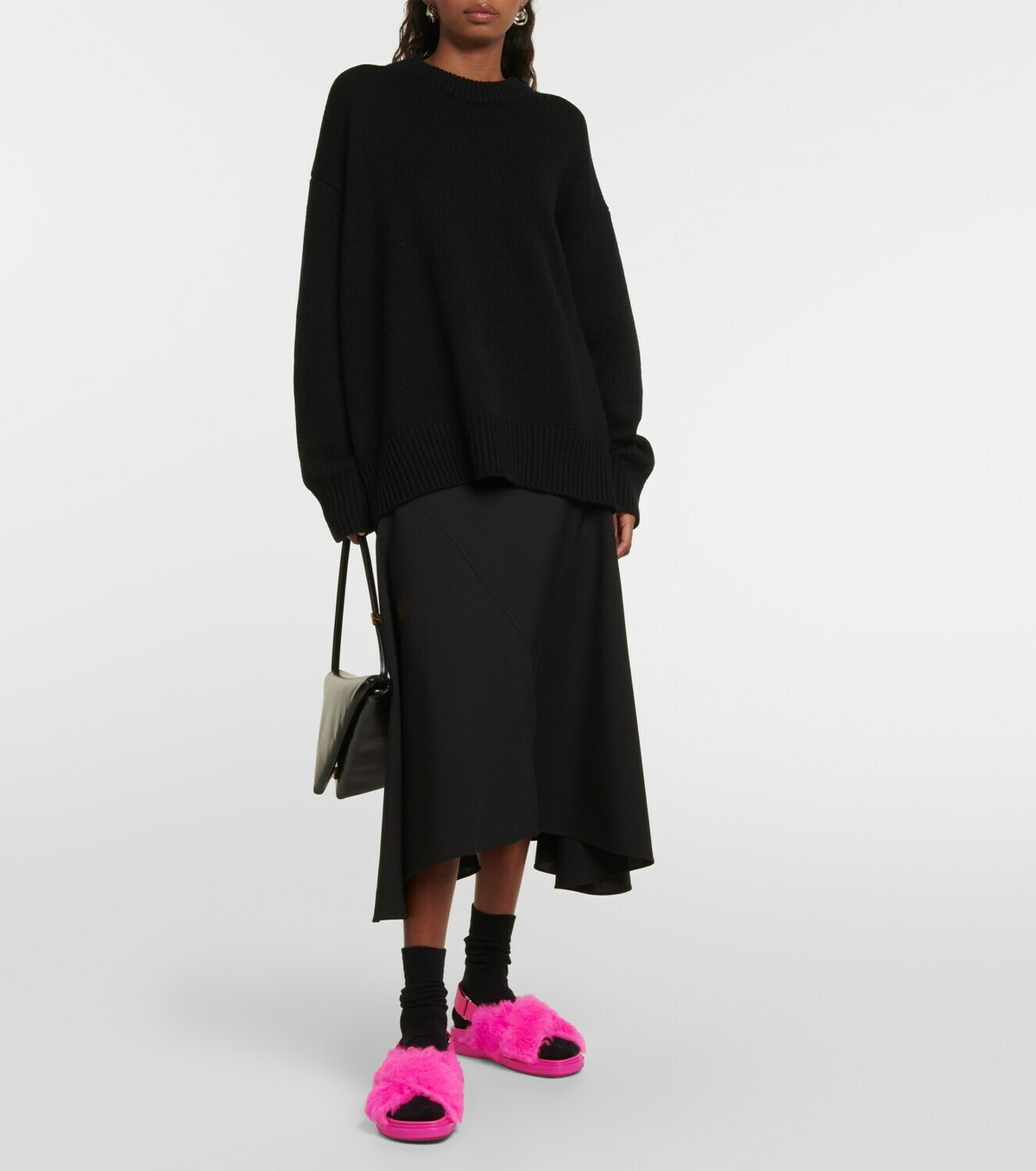 Marni Fussbett shearling sandals Marni