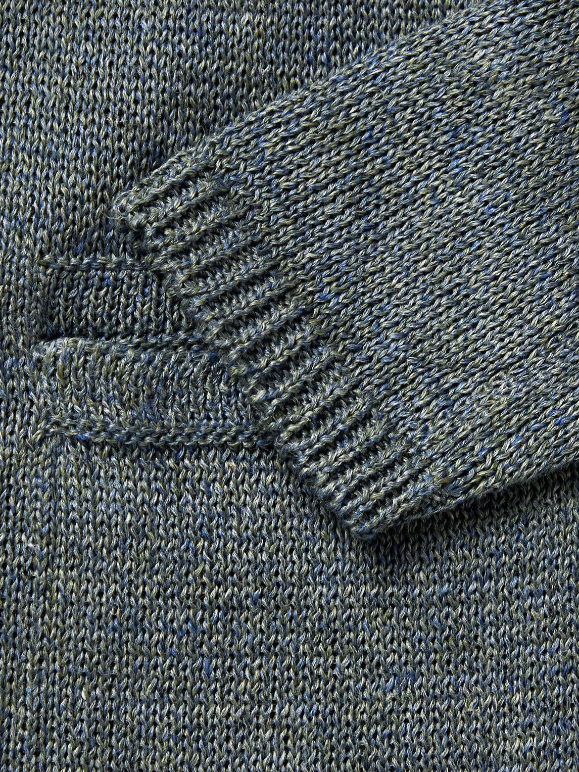 Inis Meáin - Relaxed Linen Cardigan - Blue Inis Meáin