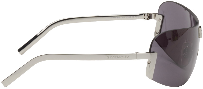 Givenchy Silver Rimless Sunglasses Givenchy