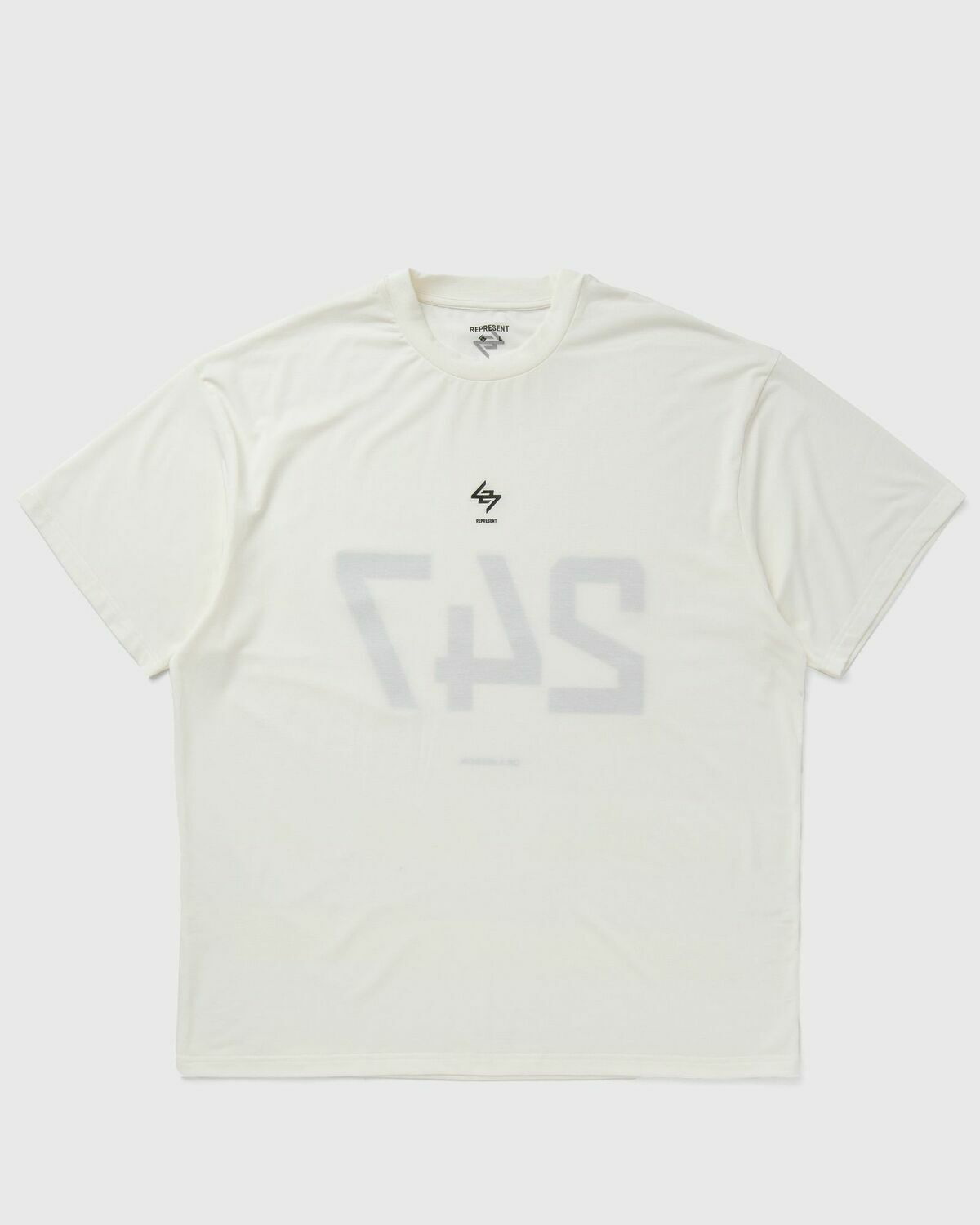Represent 247 Oversized T Shirt Beige Shortsleeves Represent