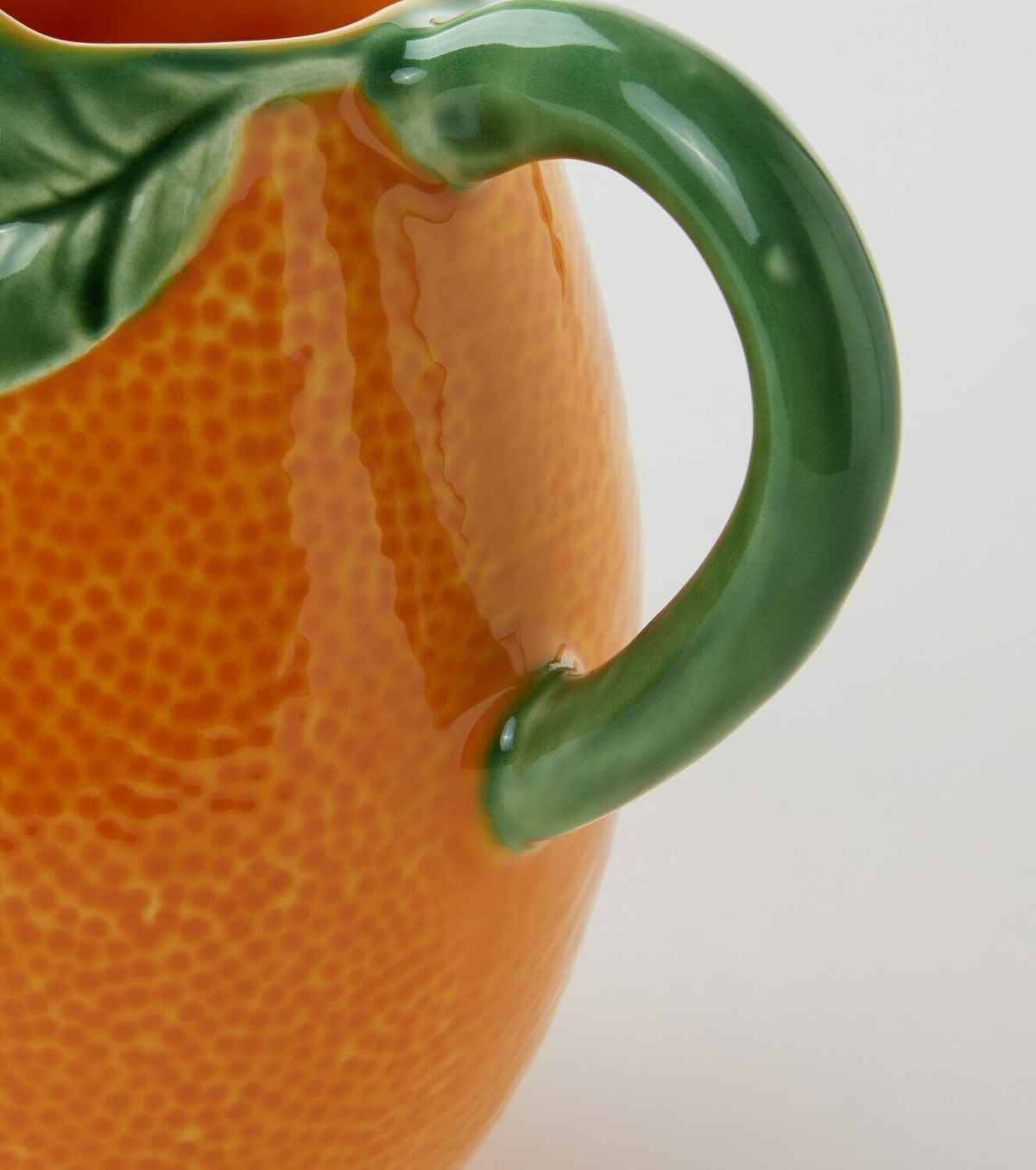 Bordallo Pinheiro Orange earthenware jug Bordallo Pinheiro