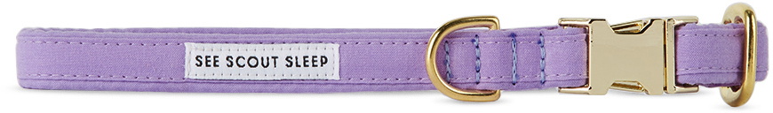 See Scout Sleep Purple Small Scot Dog Collar