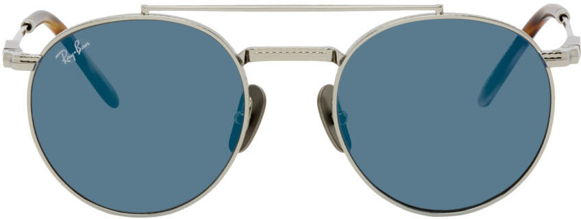 Ray-Ban Silver Round II Titanium Sunglasses Ray Ban