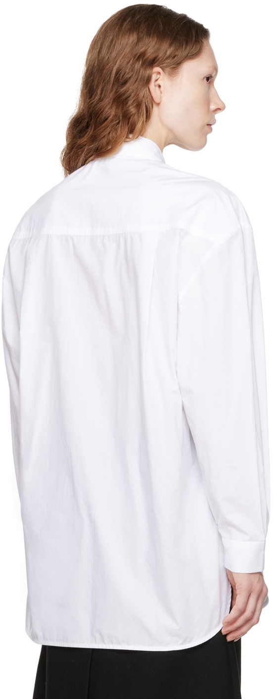 AMOMENTO White Button Up Shirt AMOMENTO