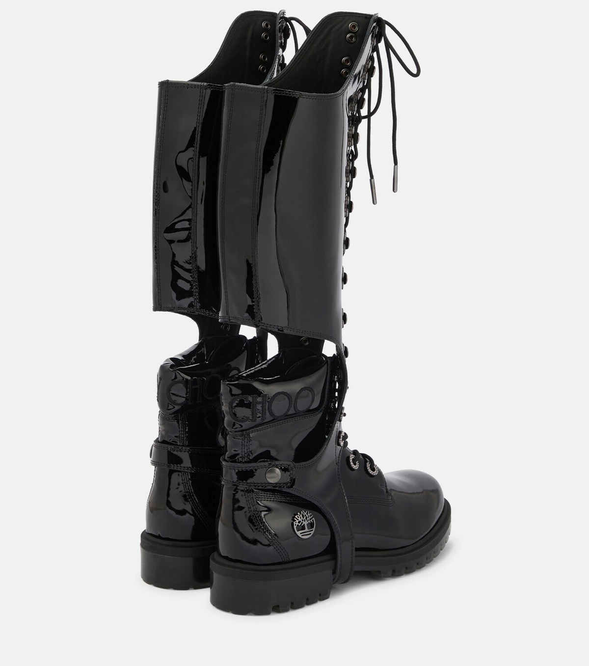 Jimmy Choo - x Timberland convertible patent leather boots Jimmy Choo