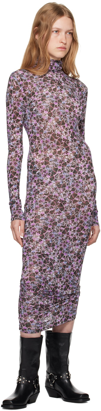 Isabel Marant Purple Vanessa Midi Dress Isabel Marant