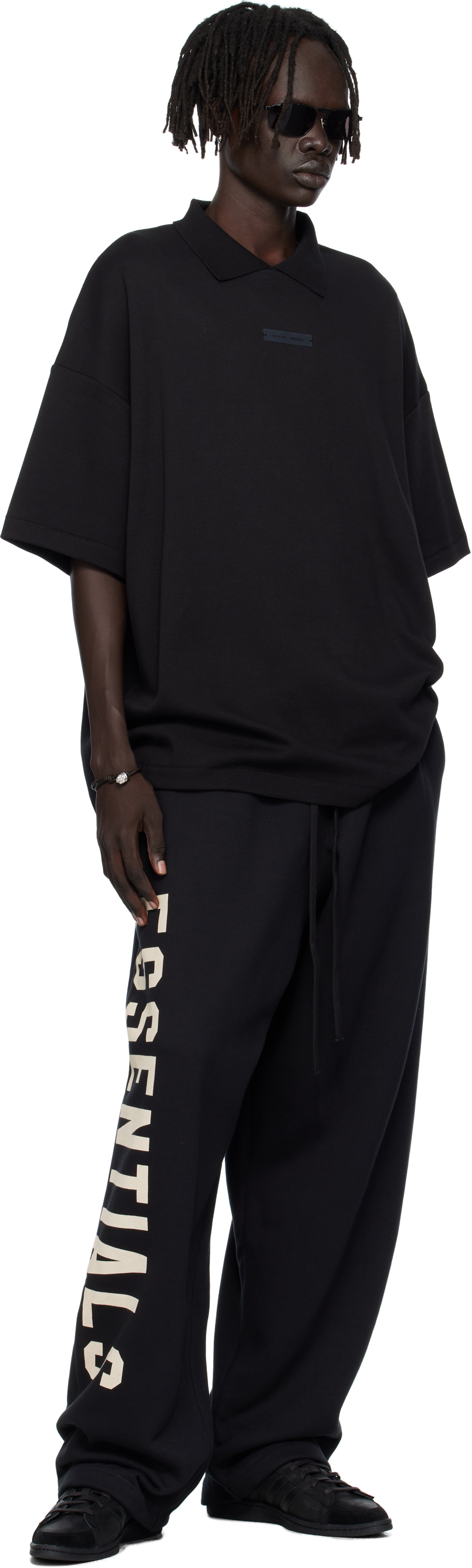 Fear of God ESSENTIALS Black Lounge Fleece Sweatpants Fear Of God ...