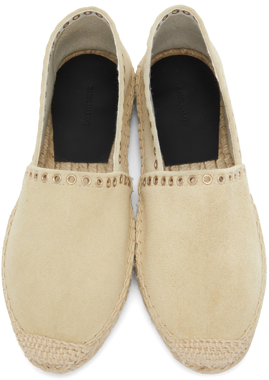 Isabel Marant Beige Suede Canea Espadrilles Isabel Marant