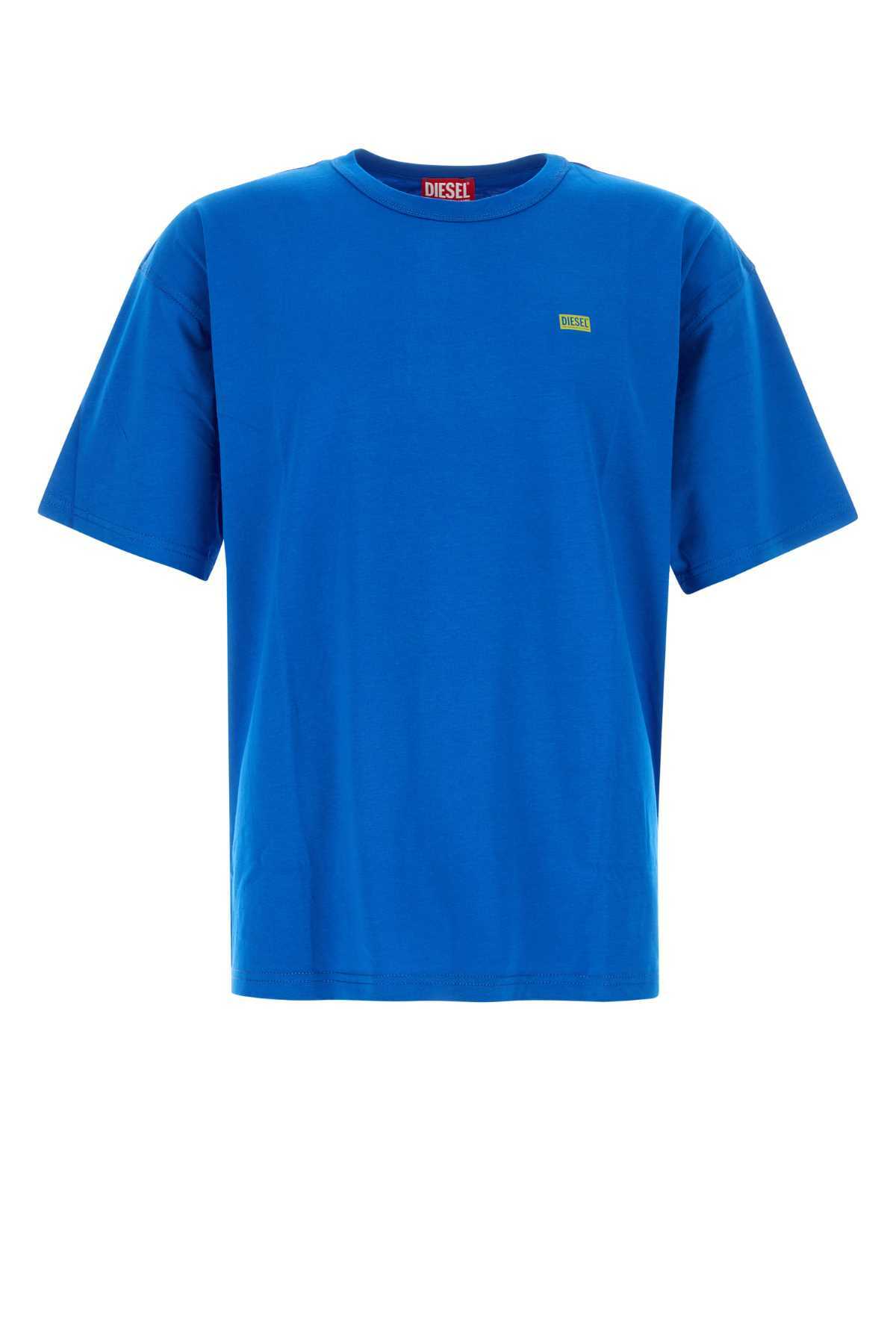 Diesel Blue Cotton T-boxt-r30 T-shirt Diesel