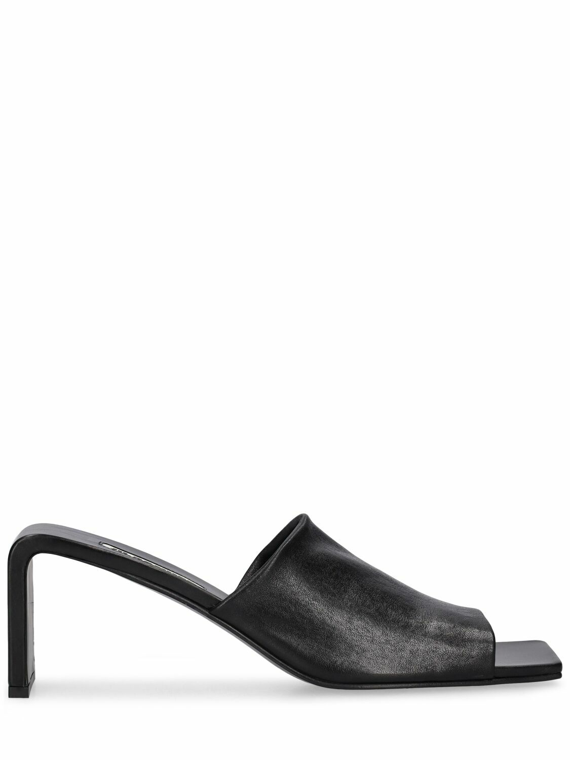 JIL SANDER - 65mm Leather Sandal Mules Jil Sander