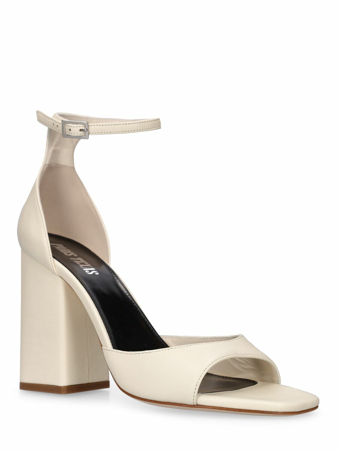 PARIS TEXAS - 100mm Fiona Leather High Heel Sandals Paris Texas