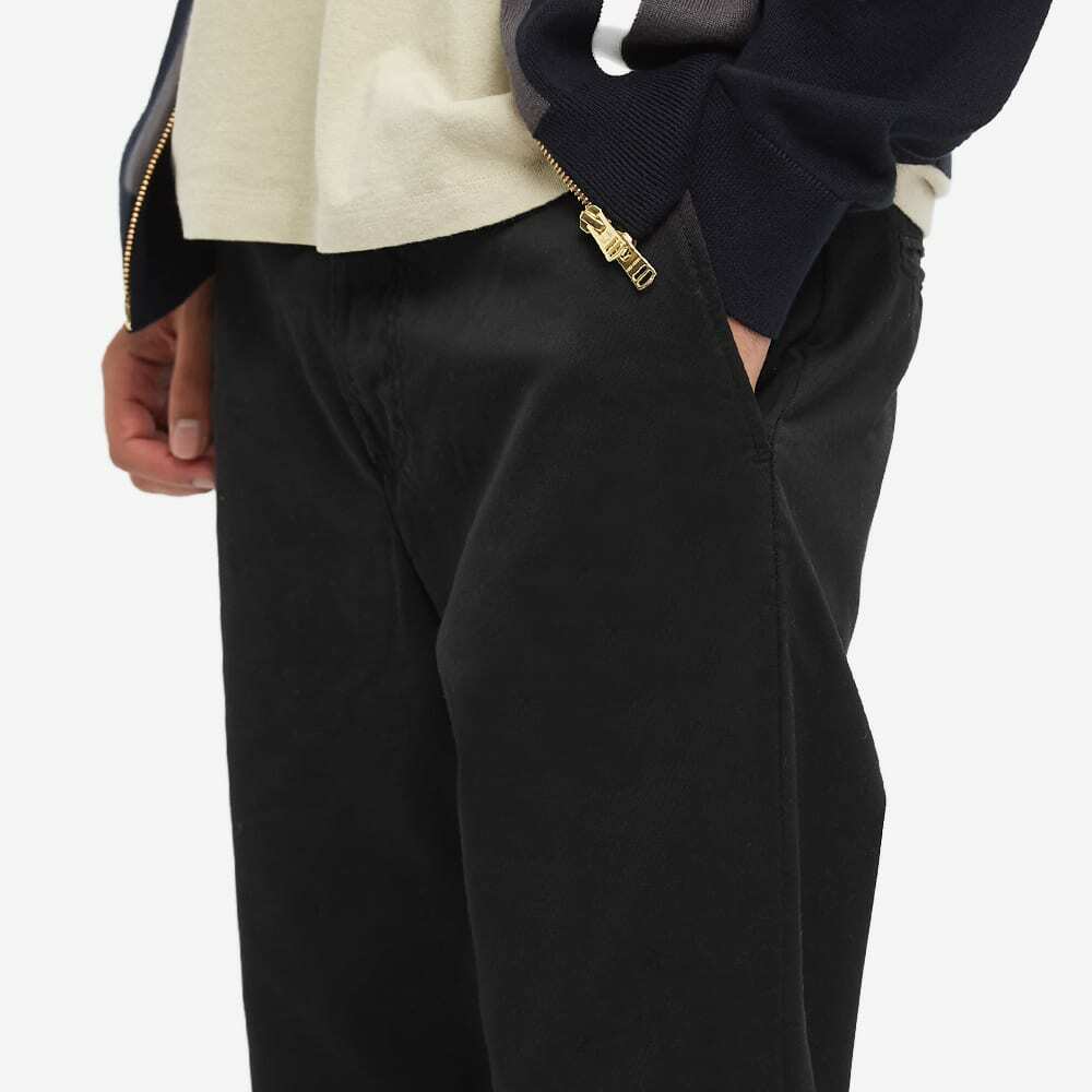 Edwin Men's Regular Chino in Garment Dyed Black Edwin