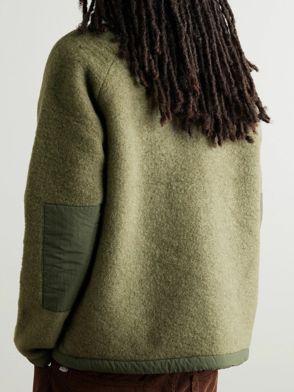 Folk - Signal Fleece and Shell Jacket - Green Folk