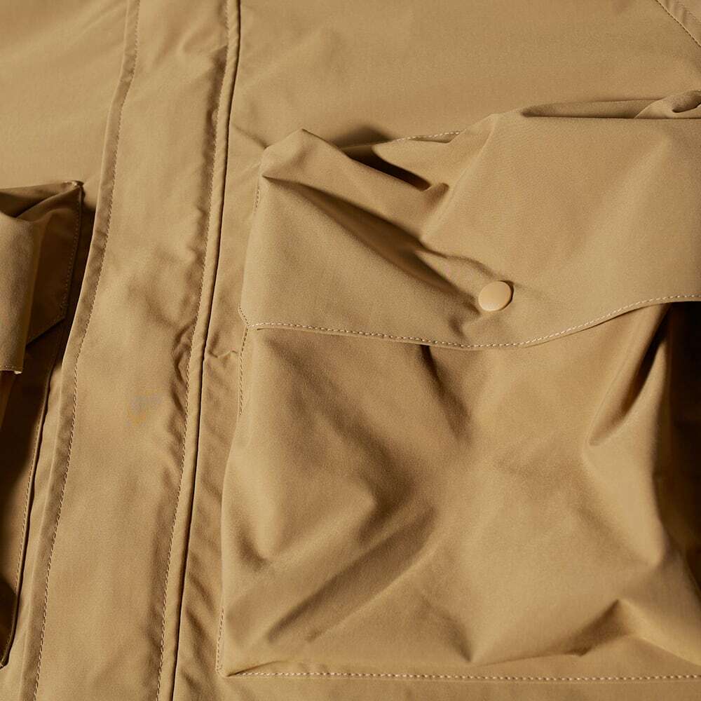 Uniform Bridge Men's Two Pocket Parka Jacket in Khaki Beige Uniform Bridge