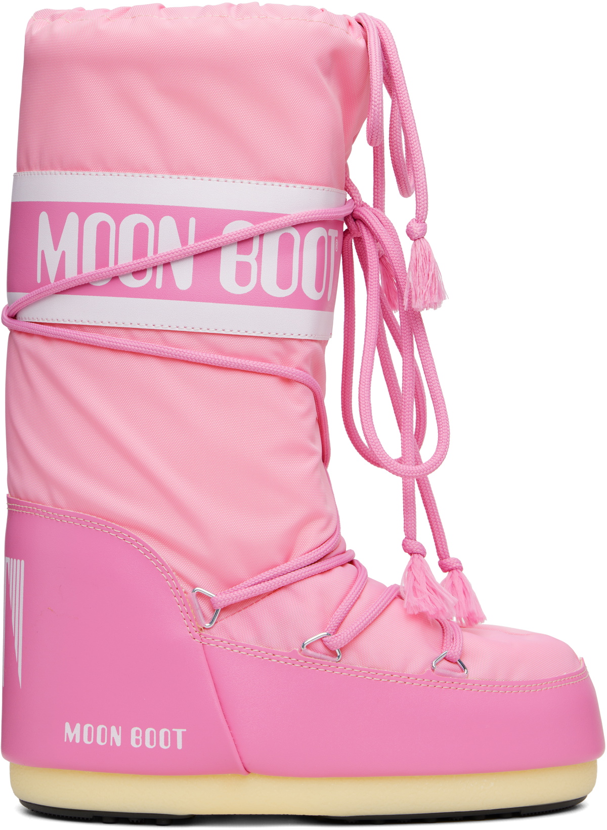 Moon Boot Pink Icon Nylon Boots Moon Boot