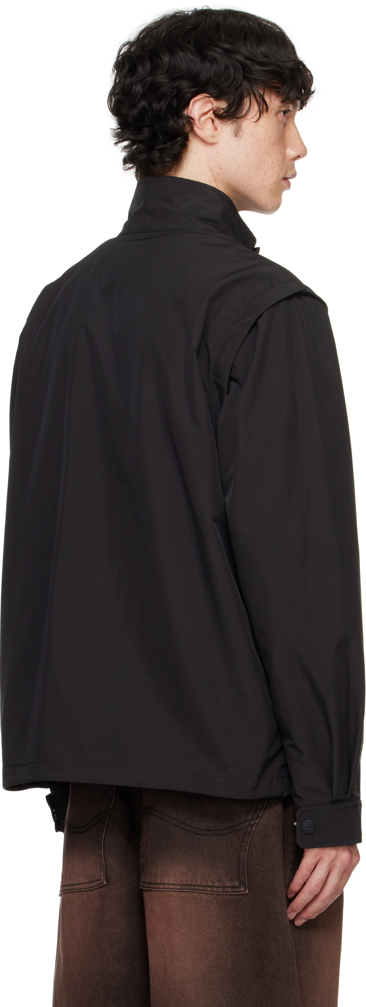 Dime Black Fishing Zip-Off Jacket Dime