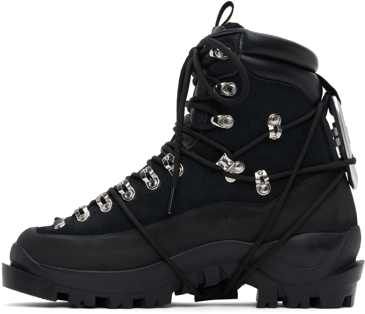 HELIOT EMIL Black Hiking Boots Heliot Emil