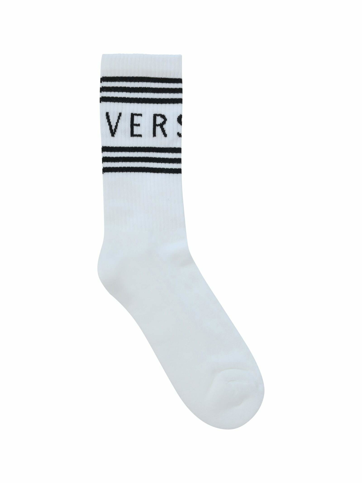 Versace Cotton Socks With Logo Versace