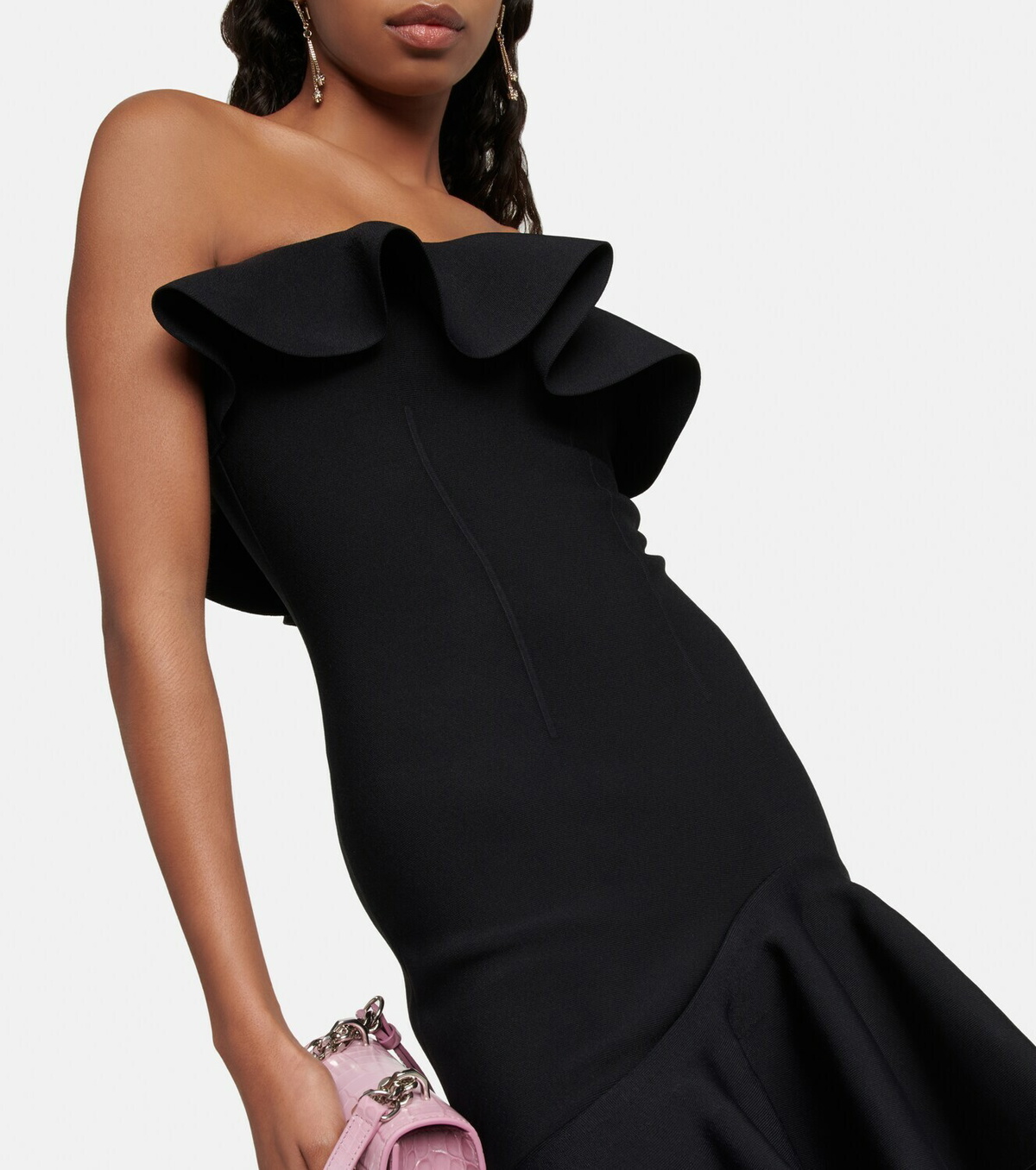 Alexander McQueen - Ruffle-trimmed minidress Alexander McQueen