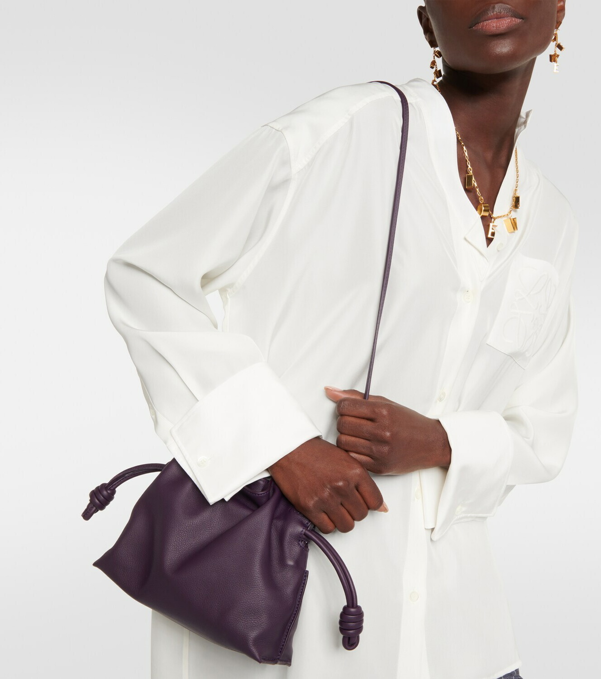 Loewe Flamenco Mini leather clutch Loewe