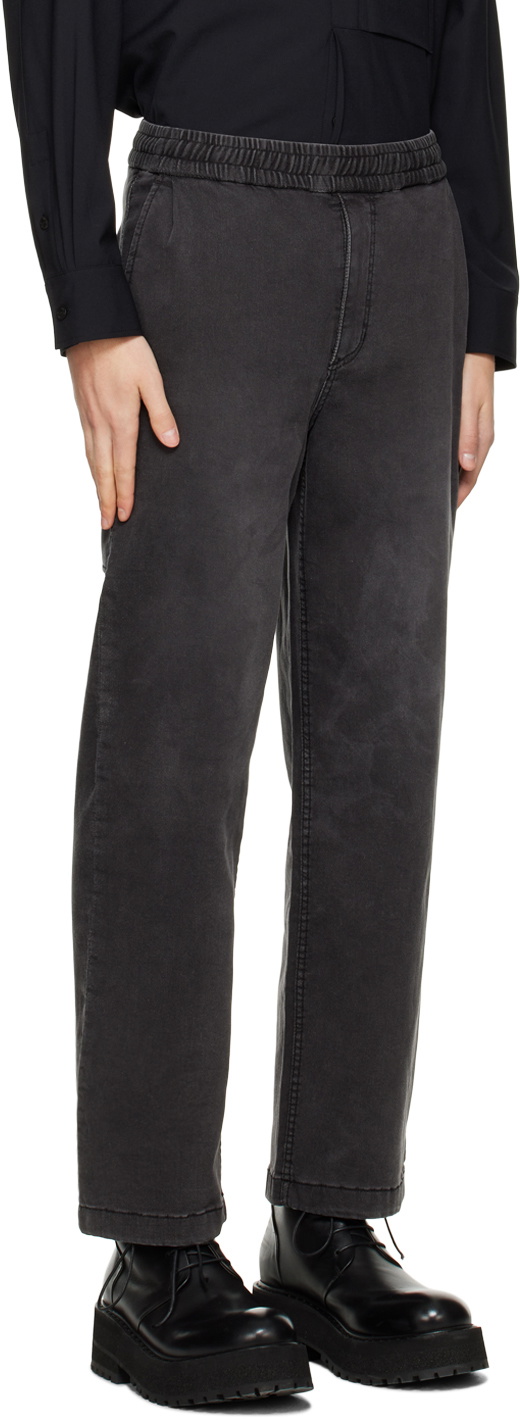 Solid Homme Gray String Lounge Pants Solid Homme