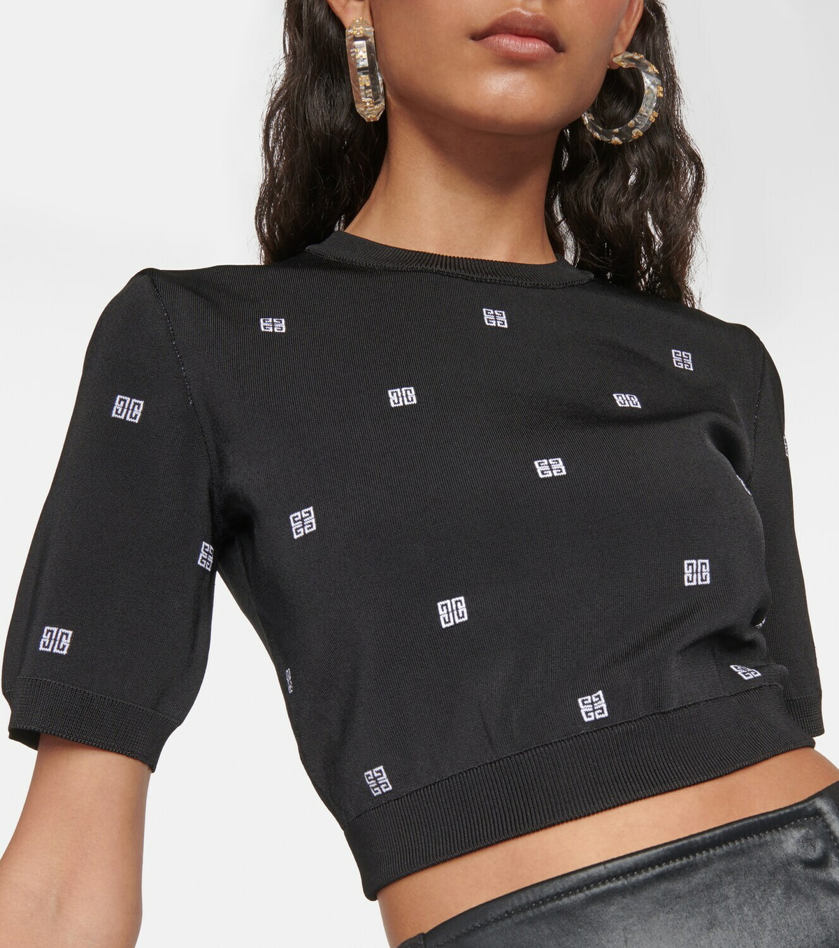 Givenchy Gathered jersey top Givenchy