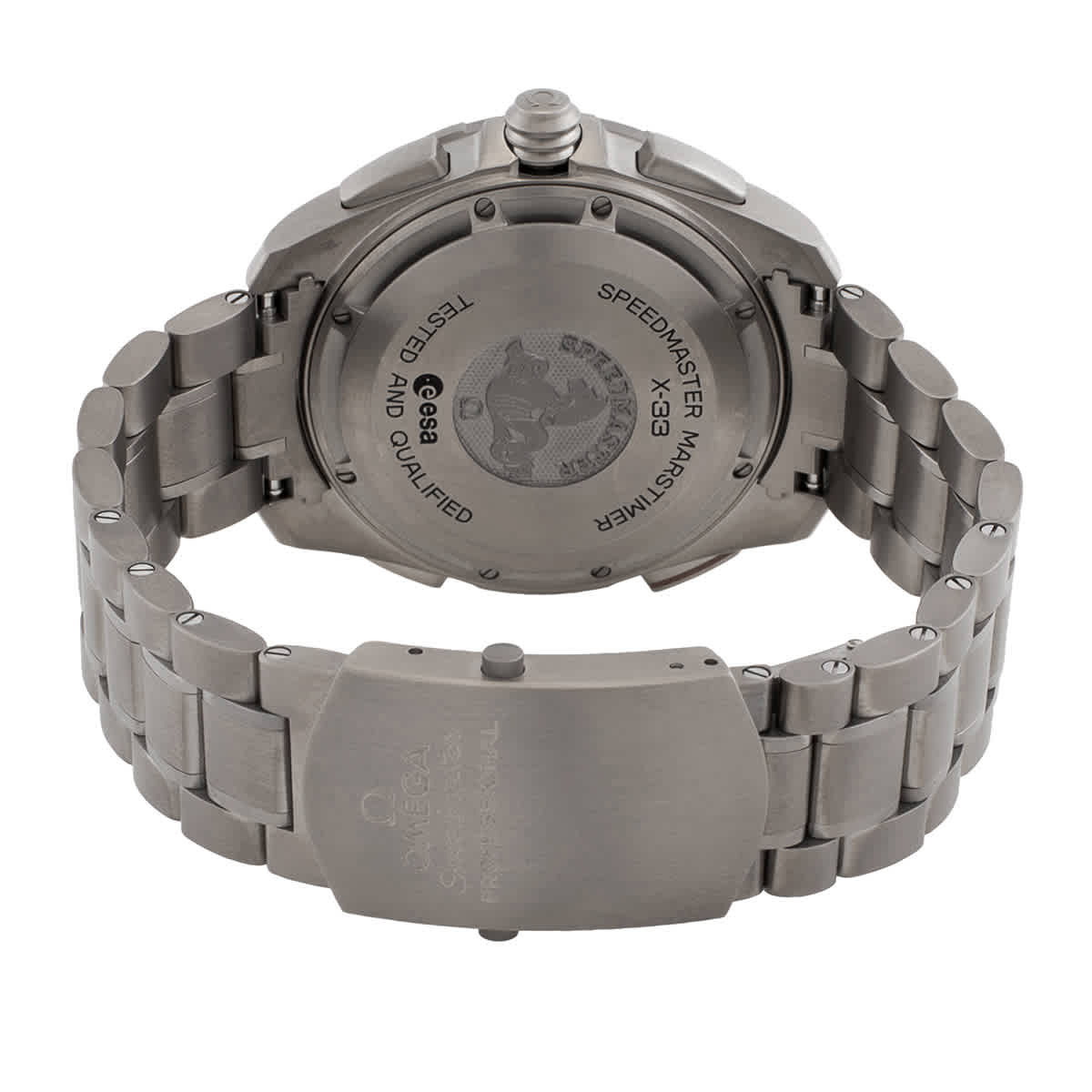 Omega Speedmaster Perpetual Quartz Analog-Digital Black Dial Mens Watch ...