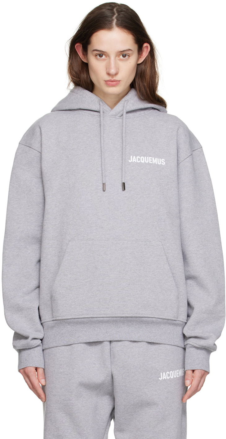 Jacquemus Gray 'Le Sweatshirt Jacquemus' Hoodie Jacquemus