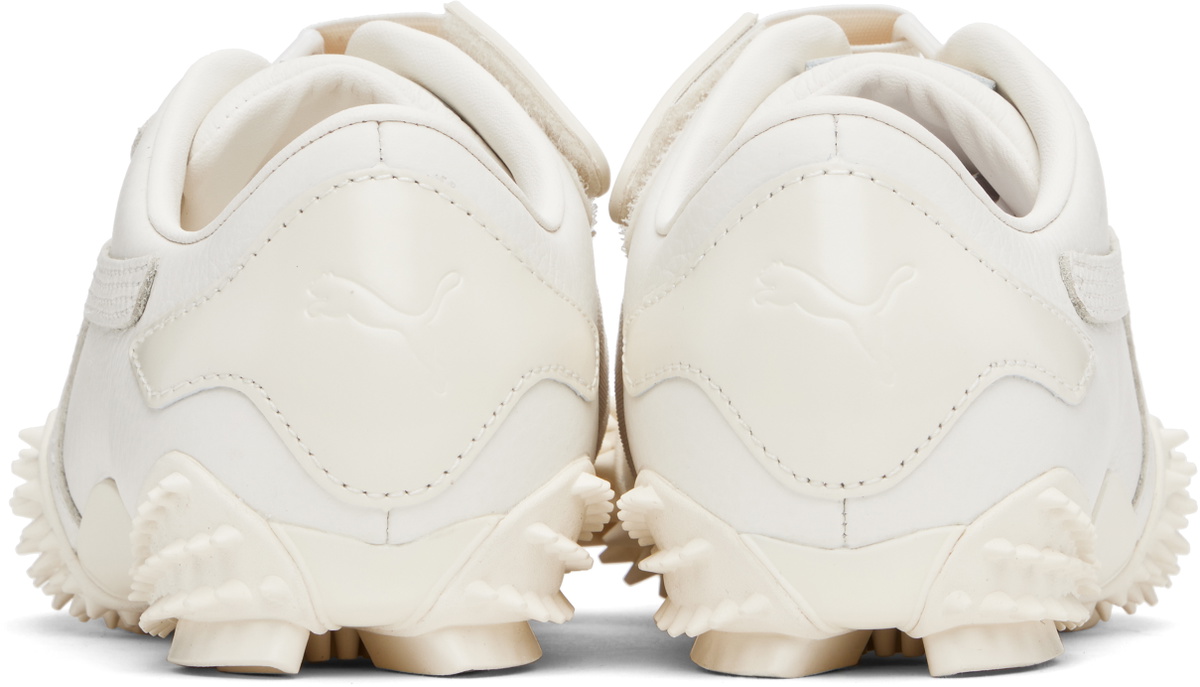 PUMA White Mostro Leather Sneakers Puma