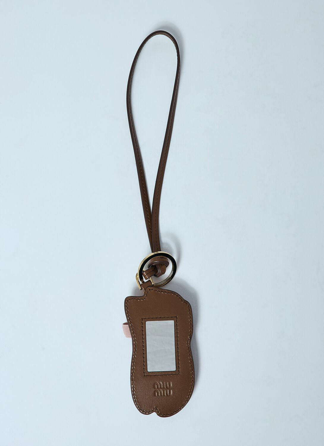 Miu Miu Miu Ballet Leather Keychain Miu Miu