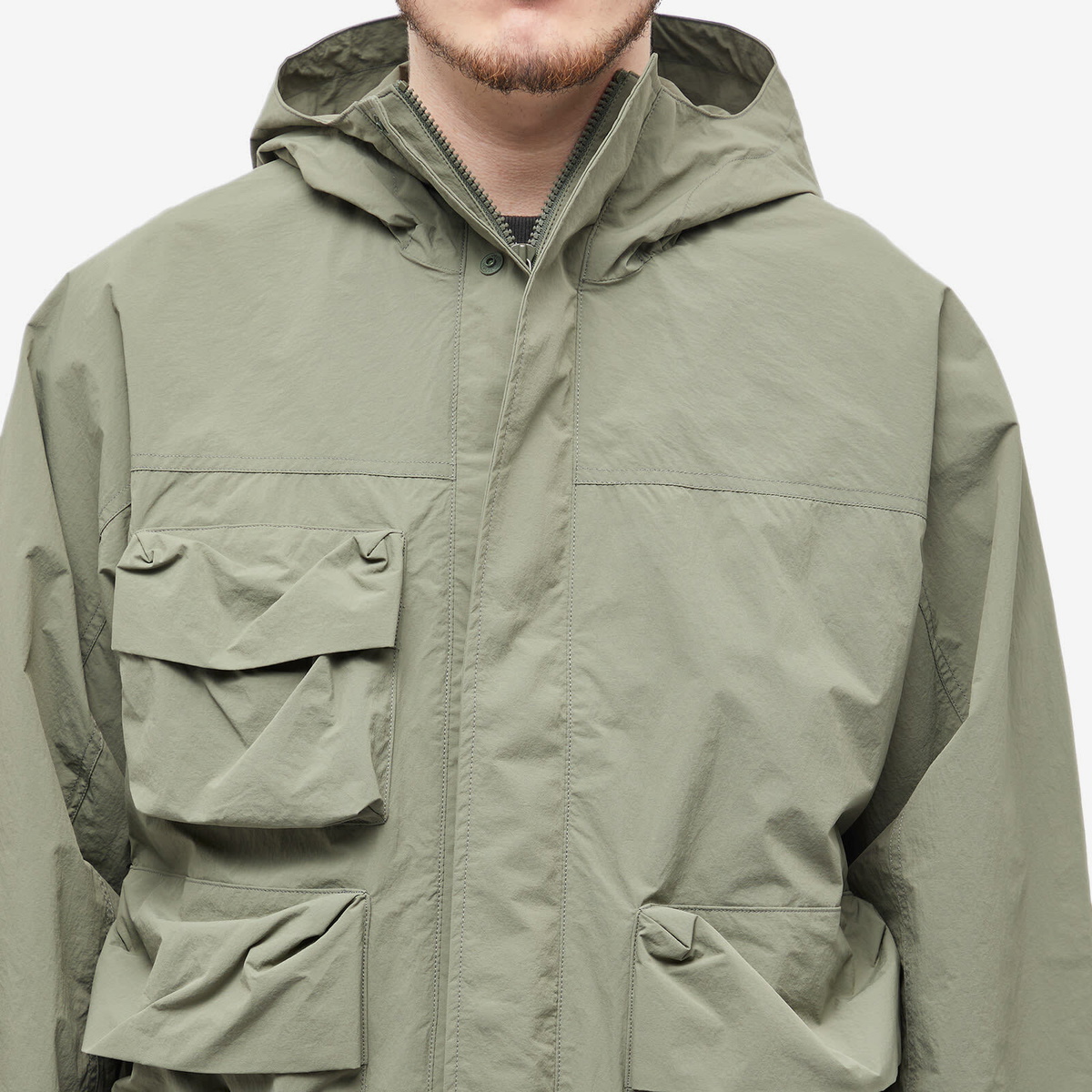 Uniform Bridge Men's M70 Hood Parka Jacket in Green Uniform Bridge
