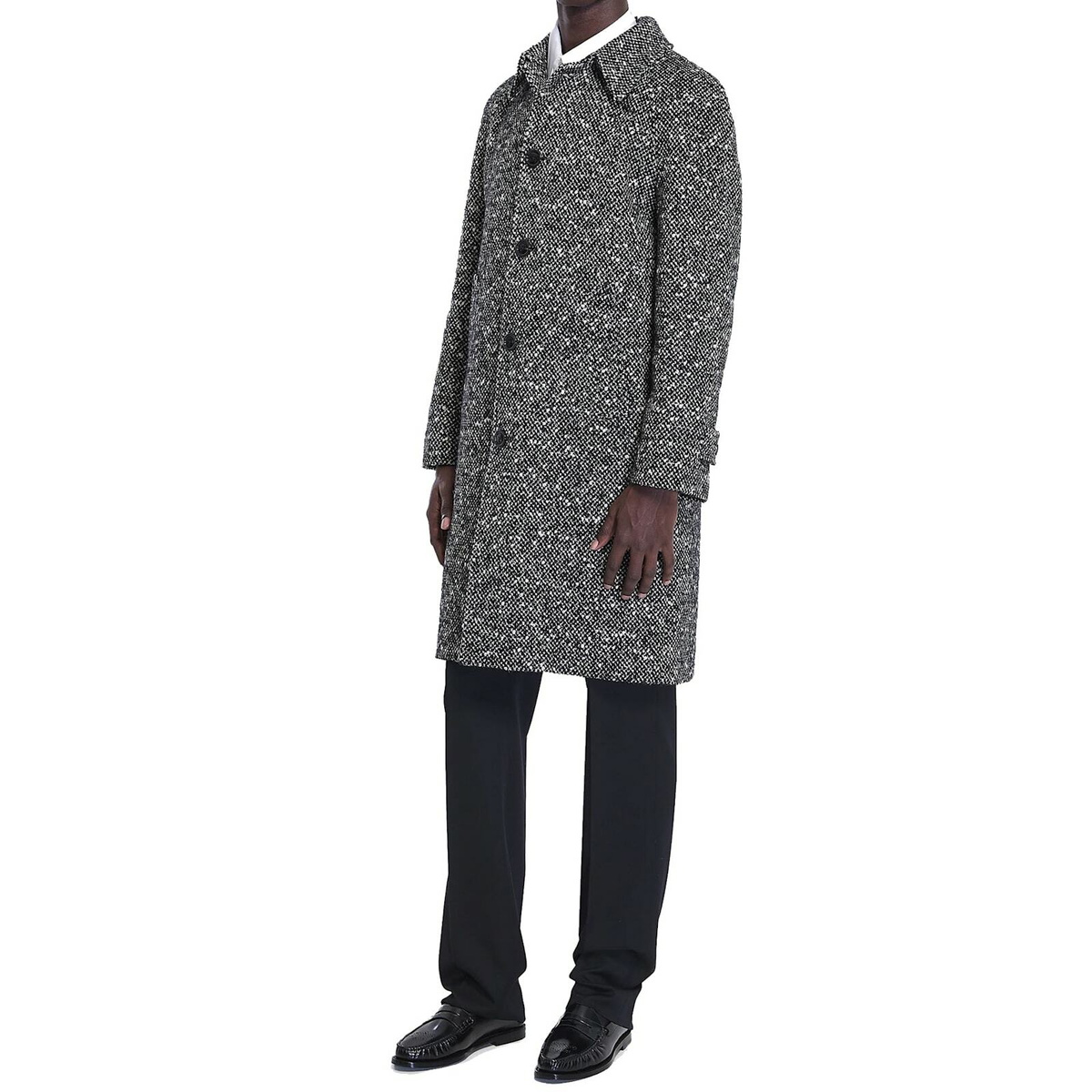 Celine Camden Wool Tweed Coat Celine