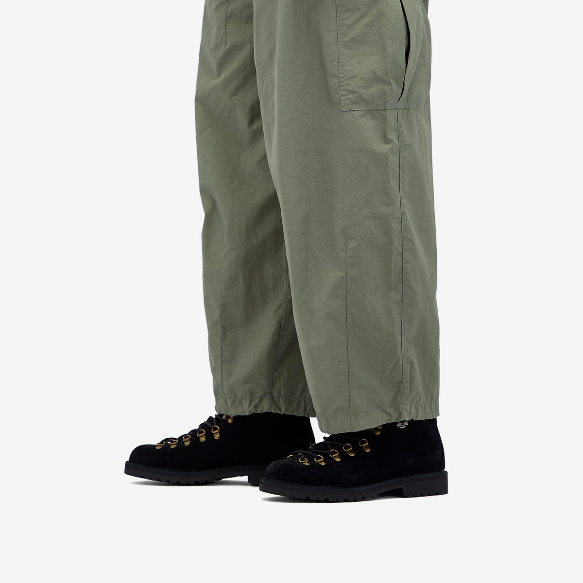 Fracap Men's M120 Commando Sole Scarponcino Boot in Black Suede Fracap