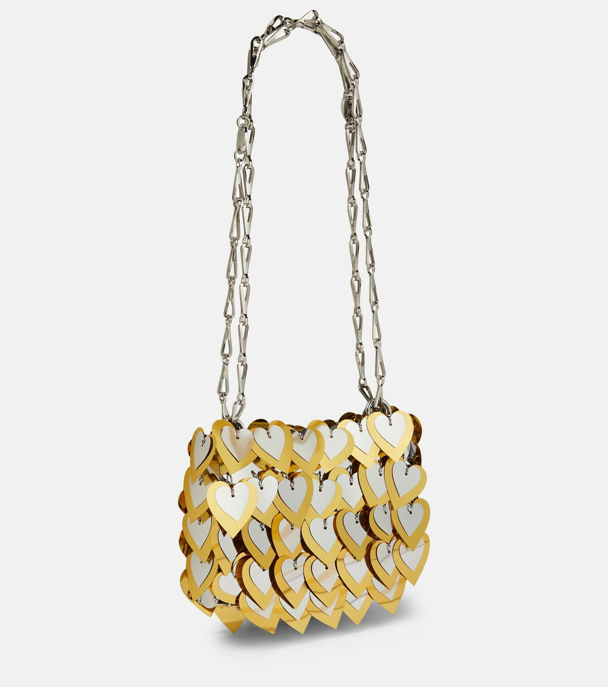 Paco Rabanne - Sparkle Micro metal shoulder bag Paco Rabanne