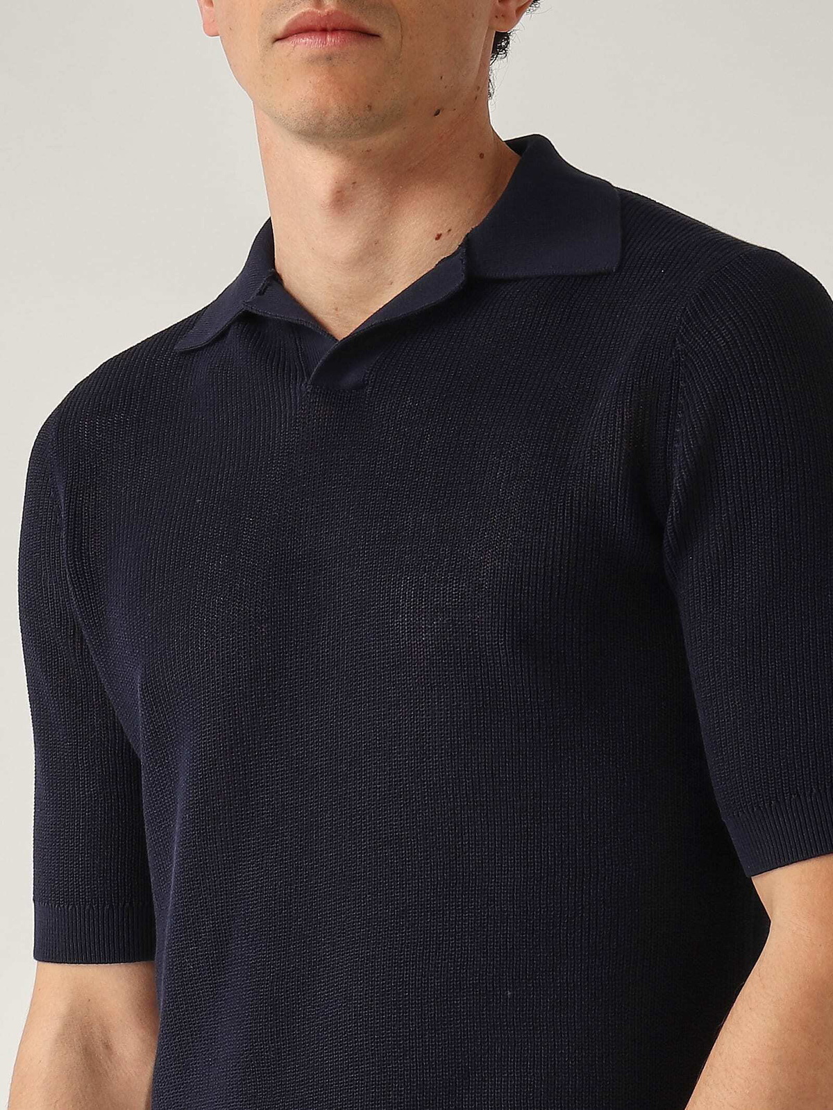 Ballantyne Polo Skipper Ribs Con Coste In Rilievo Polo Ballantyne