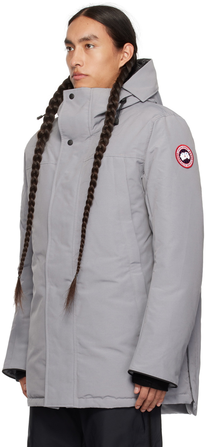 Canada Goose Gray Sanford Down Jacket Canada Goose